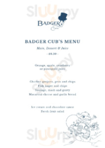 Badger & Co, Edinburgh - 32 Castle Street | Menu and Prices