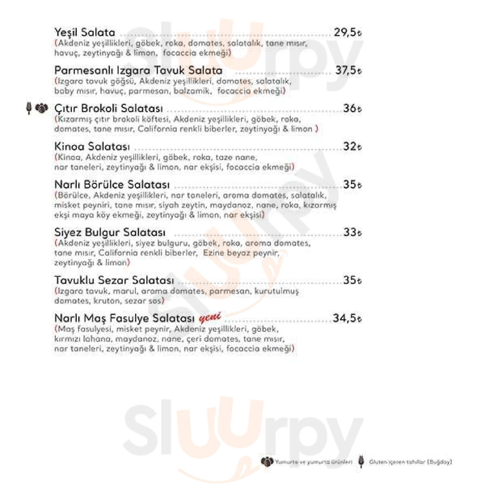 Cookshop menù, İstanbul - Main Menu | Sluurpy