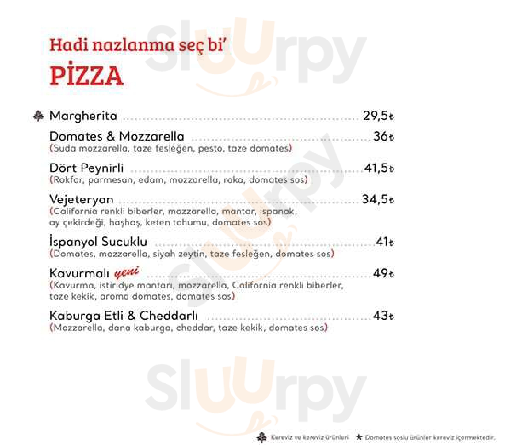 Cookshop menù, İstanbul - Main Menu | Sluurpy