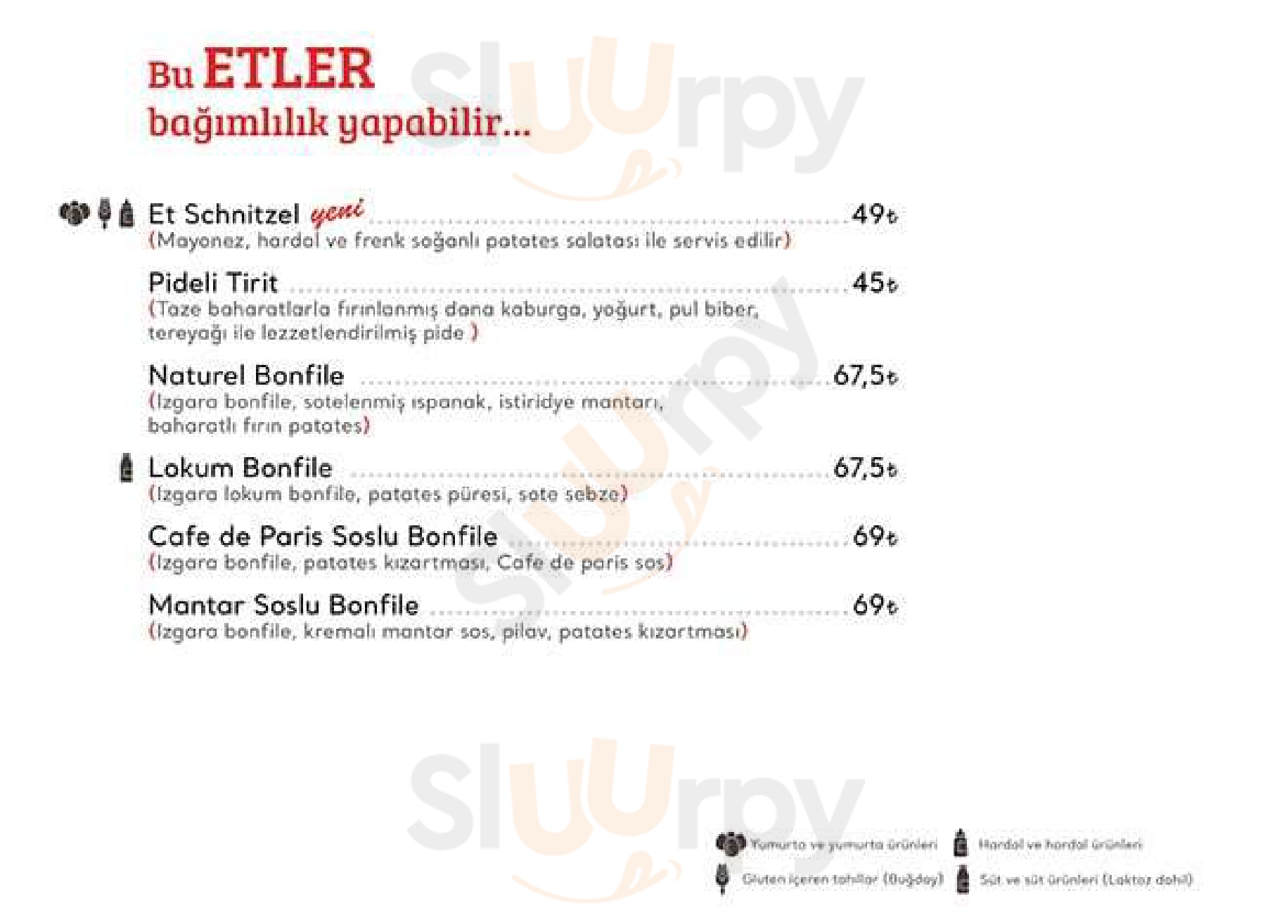 Cookshop menù, İstanbul - Main Menu | Sluurpy