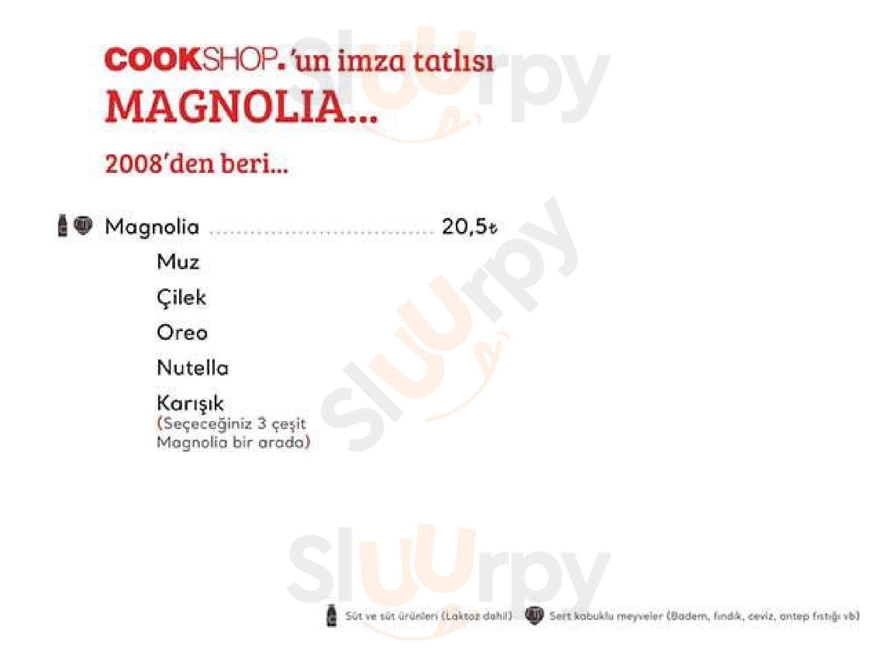Cookshop menù, İstanbul - Main Menu | Sluurpy