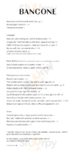 Bancone Golden Square, London - Menu, prices, restaurant rating