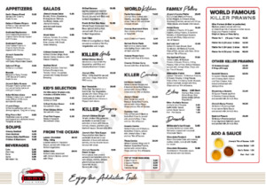 Jimmy's Killer Prawns, Manchester - 13-25 Liverpool Road - Menu and Prices