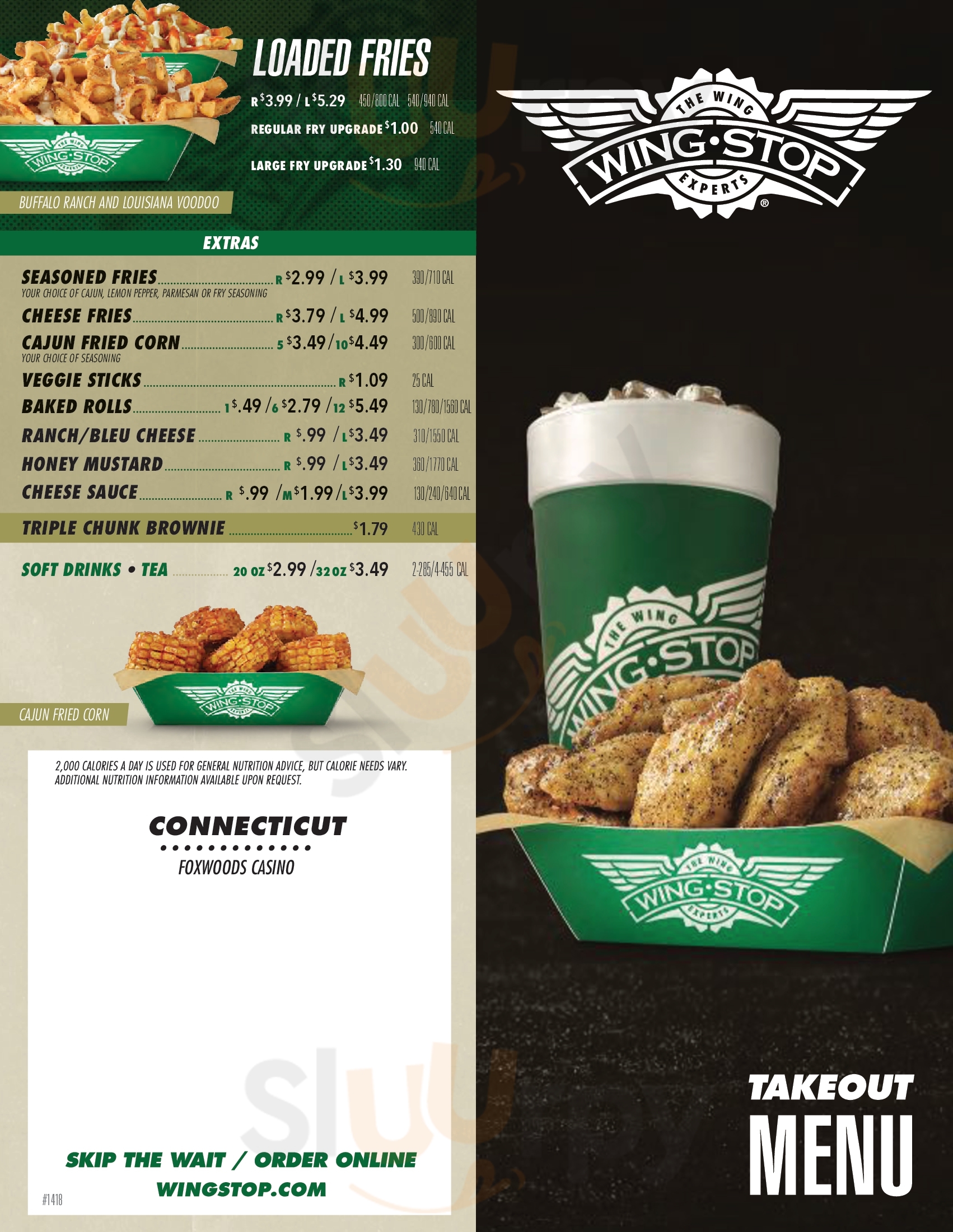 Wingstop menù, Des Moines - Main Menu | Sluurpy