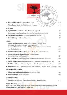 The Walnut Tree, Worlington - Menu & Reviews